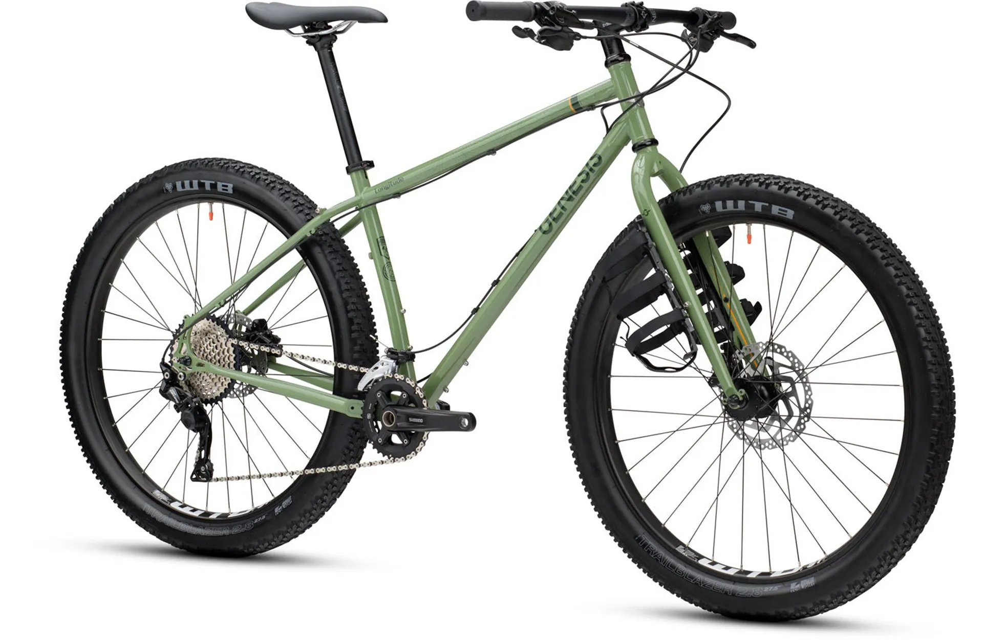 2021 Genesis Longitude Steel Mountain Bike in Green